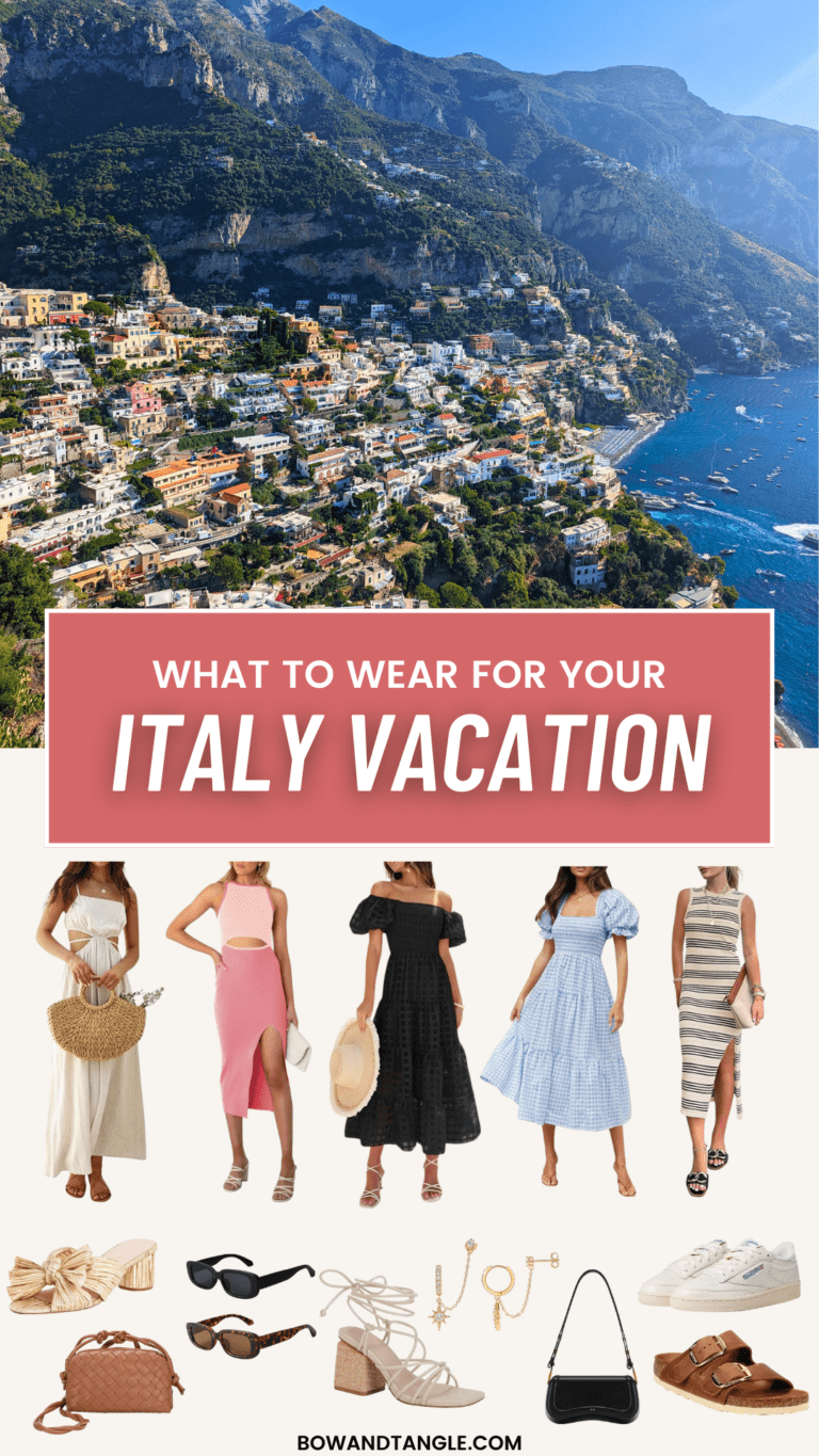 What to Wear: Easy & Chic Italy Vacation Outfit Ideas – Bow & Tangle