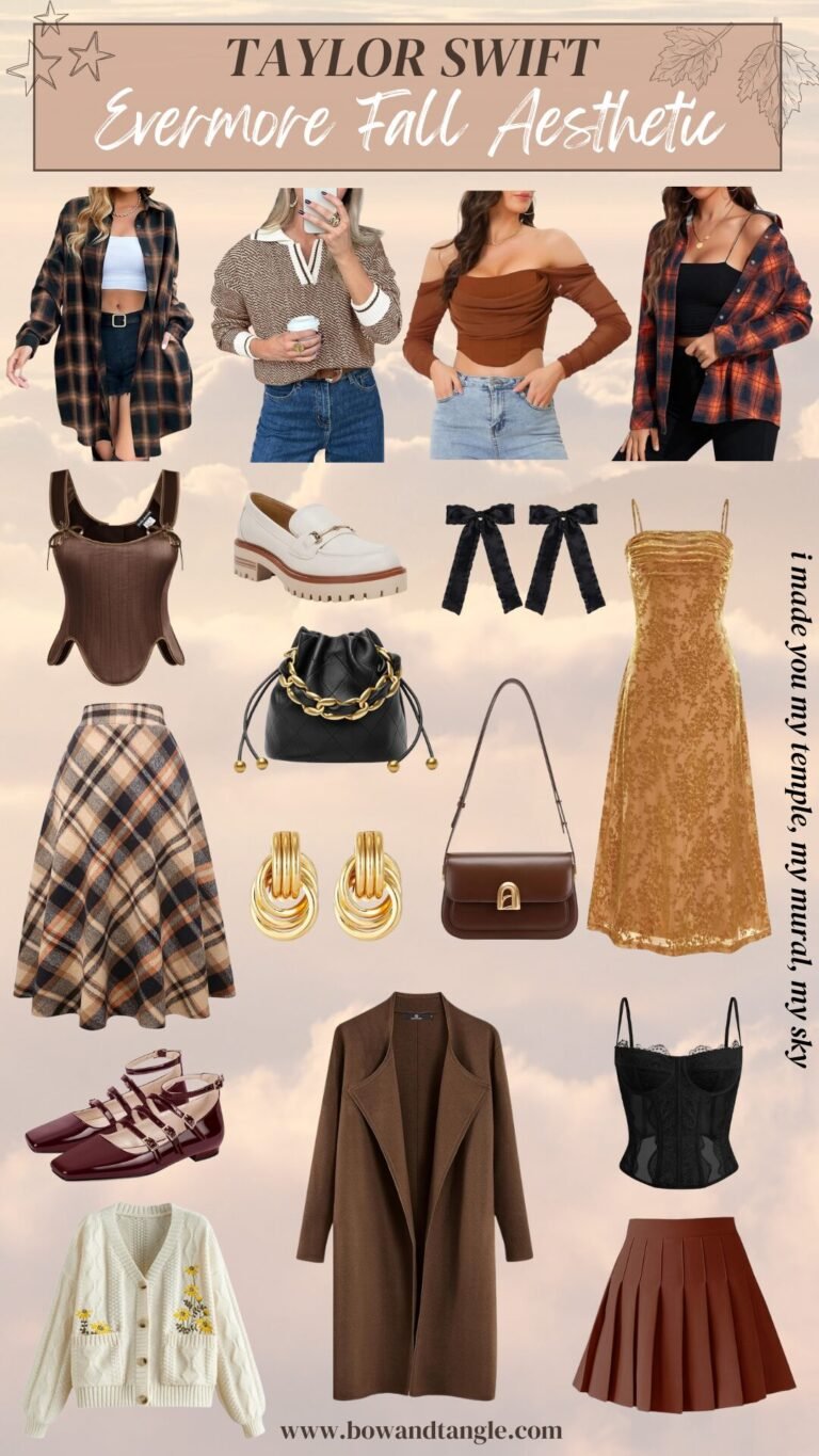 NAIL THE LOOK: Taylor Swift Evermore Fall Outfits and Aesthetic – Bow ...